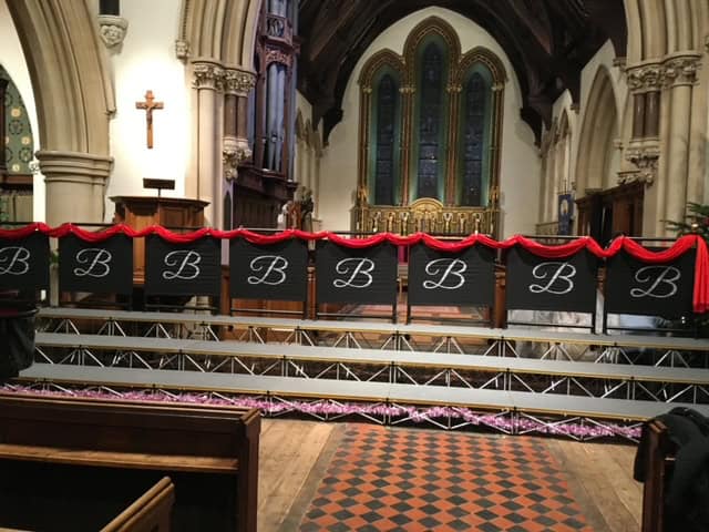 NexGen 3 Tier Choir Portable Staging Product- Platinum Range