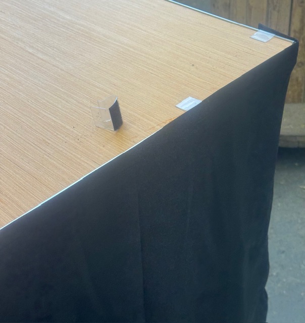 NexGen Platinum Cloth Valance 1000mm - Staging Product